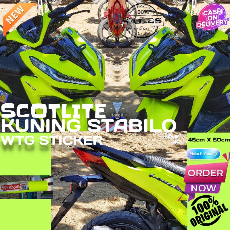 Jual Sticker skotlet stabilo / Sticker skotlet motor skotlet stabilo ...