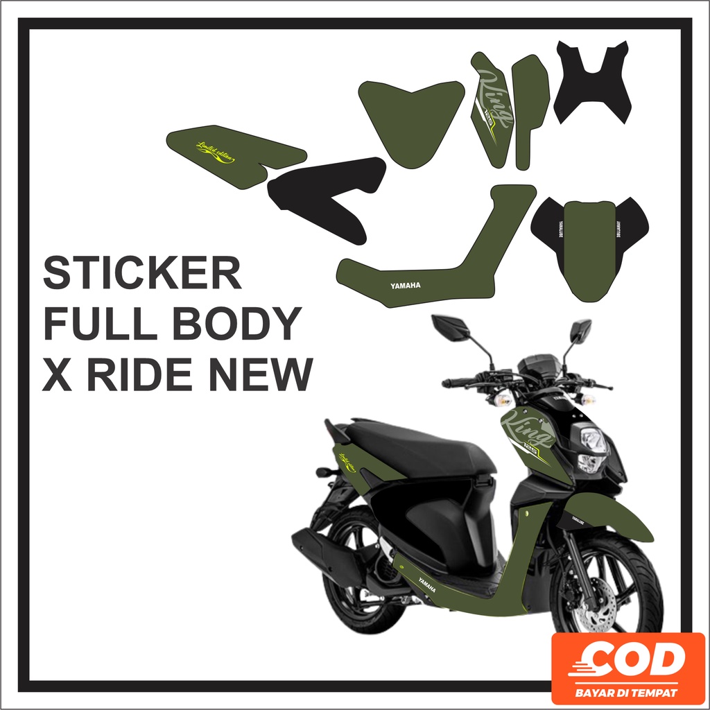 Jual Stiker X ride Decal Motor Yamaha Xride FullBody Sticker X-ride 125 ...
