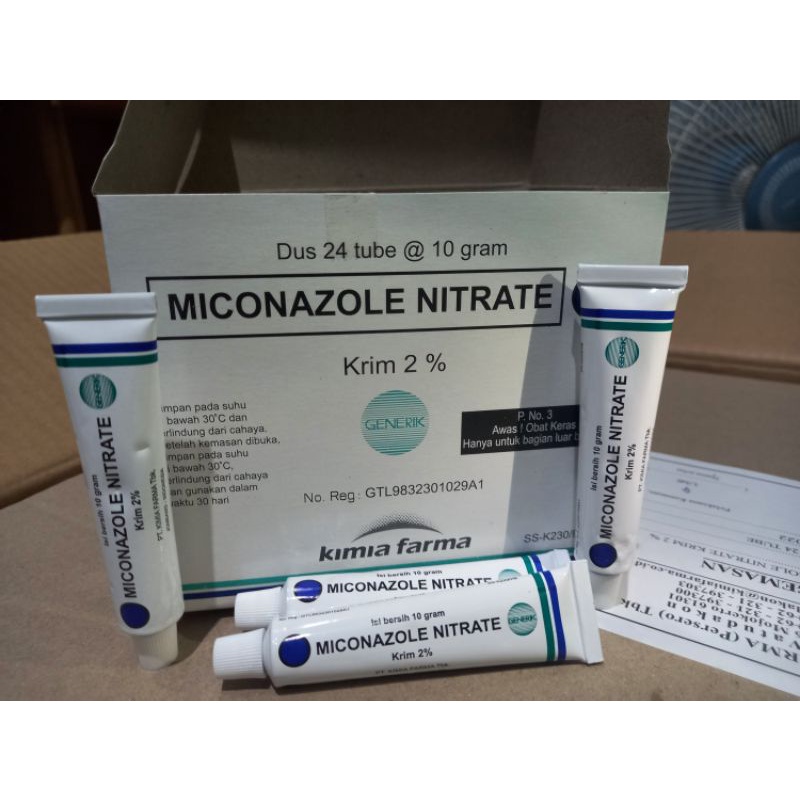 Jual SALEP MICONAZOLE NITRATE 10 gram KRIM 2% / SALEP KULIT GATAL-GATAL ...