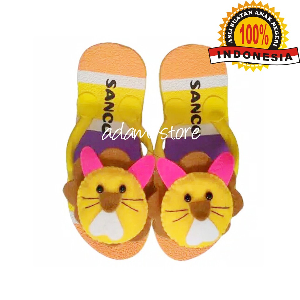 Jual SANDAL BONCU SINGA KUNING 1kg muat 6psg (untuk semua ukuran dan ...