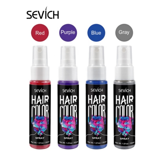 Jual Sevich Original Cat Pewarna Rambut Spray Semprot Temporary Tidak ...