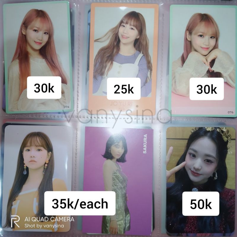 Jual PART 5 | IZ*ONE IZONE photocard PC Ar one-reeler oneiric japan fanmeet yuri chaewon sakura ...