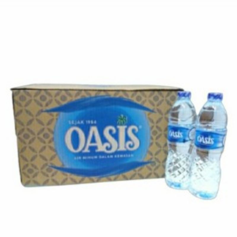 Jual OASIS BOTOL AIR MINERAL 600 ML ISI 24 PER DUS | Shopee Indonesia