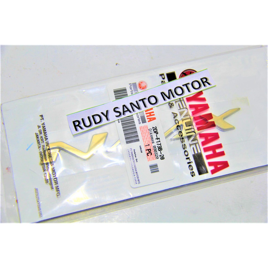 Jual Emblem Logo Stiker Nmax N-max Gold Emas motor Nmax 2DP-F173B-20 ...