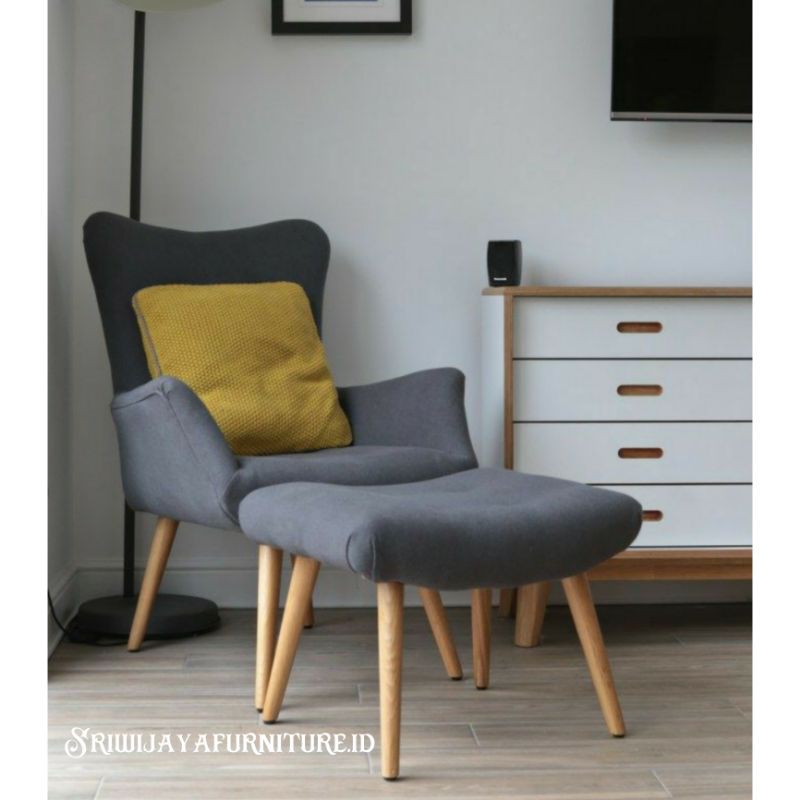 Jual sofa baca + meja puff sofa retro interior rumah sofa tamu sofa ...