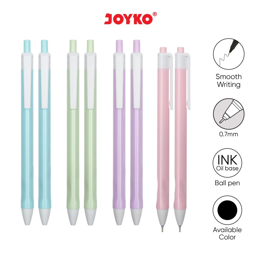 Jual Ball Pen Pulpen Pena Joyko BP-342 Vokus 0.7 mm 1 Pack / 12 pcs | Shopee Indonesia