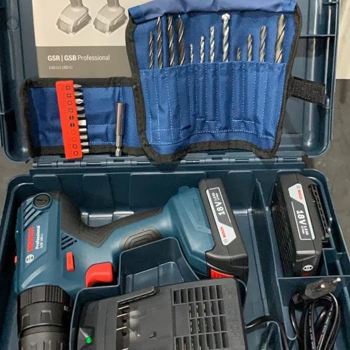 Jual BOSCH GSB 180 Li Bor Baterai 18V Cordless drill 18 volt GSB180 LI ...