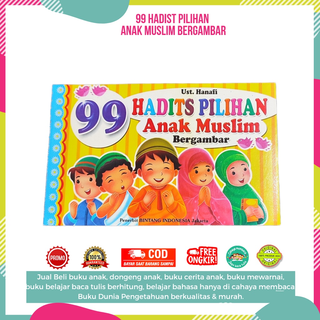 Jual 99 Hadist Pilihan Anak Muslim Bergambar | Shopee Indonesia