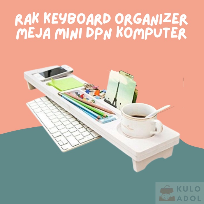 Jual Meja Mini Rak Keyboard Komputer Laptop Multifungsi Slot ...