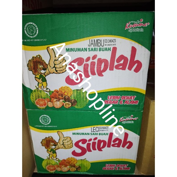 Jual Sari buah Siiplah 32x120ml (buy1get1free) | Shopee Indonesia