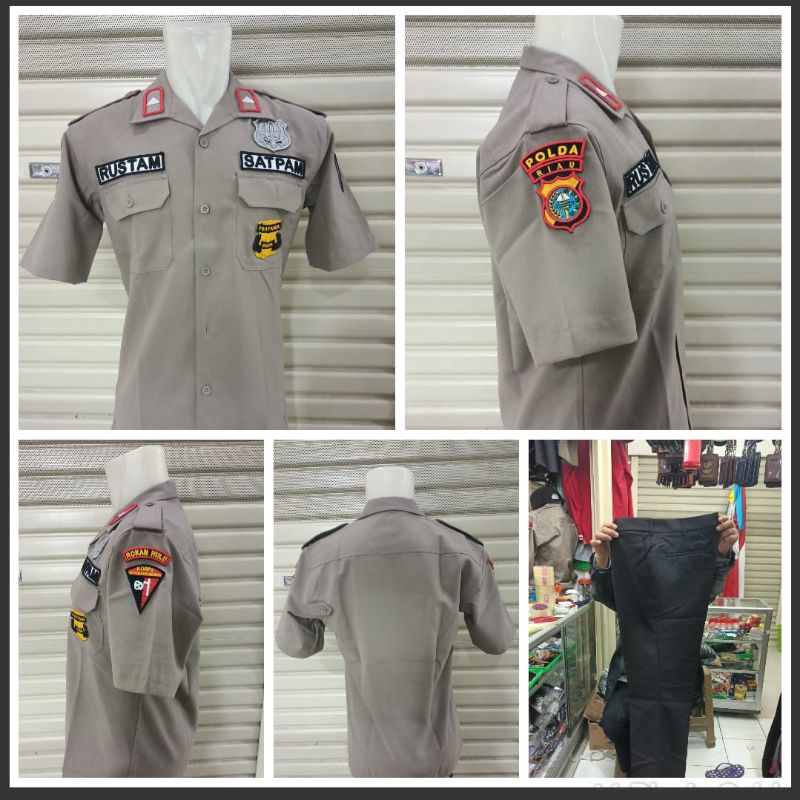 Jual BAJU PDH SECURITY SATPAM TERBARU LOGO TIMBUL | Shopee Indonesia