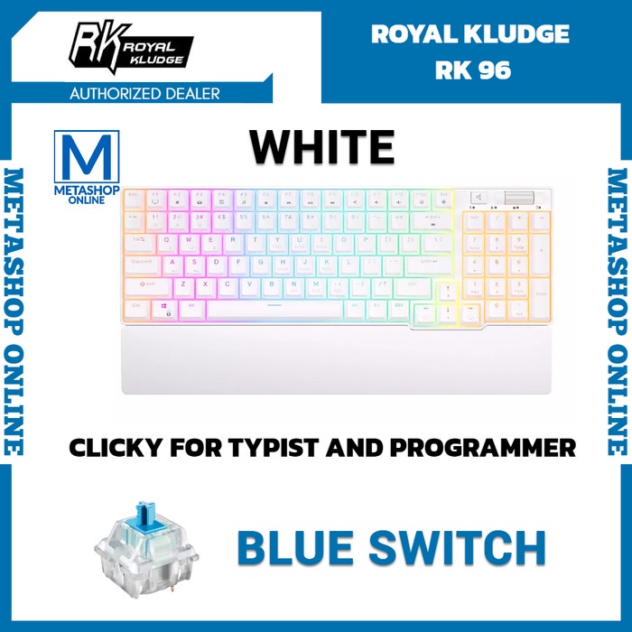 Jual ROYAL KLUDGE RK96 WIRELESS MECHANICAL KEYBOARD GAMING RGB HOTSWAP ...
