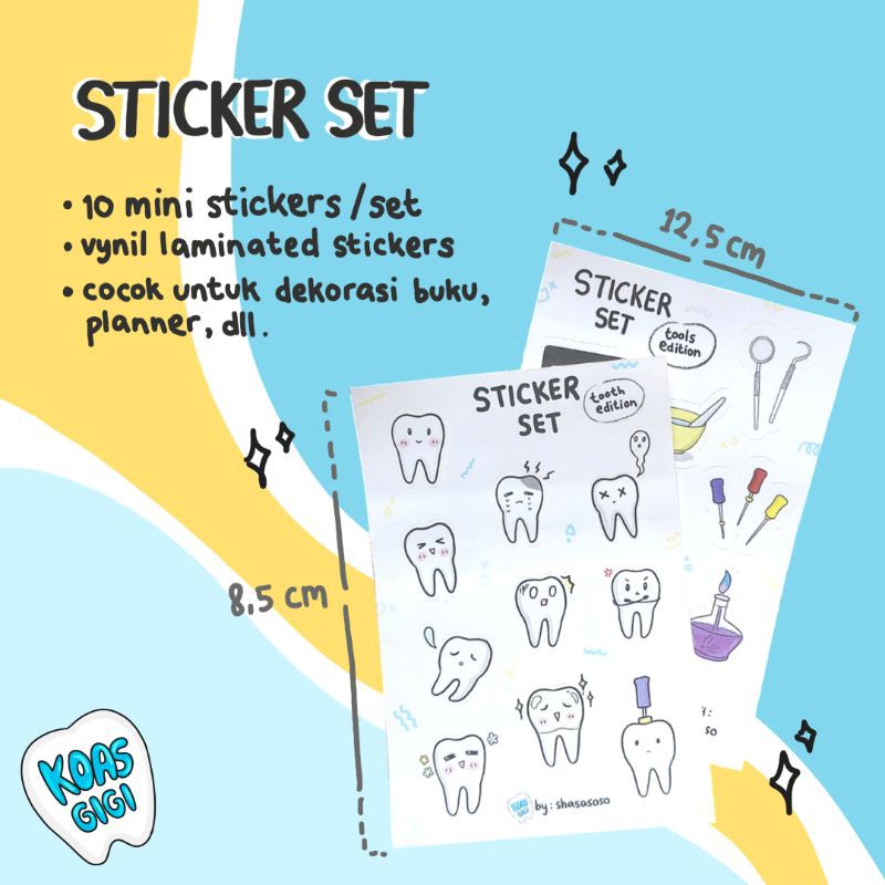 Jual Sticker Set (Mini Stickers) | Shopee Indonesia