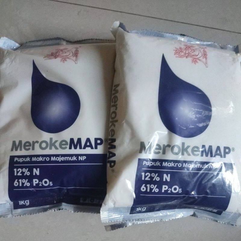 Jual Pupuk Meroke MAP Ultradap 1 kg original pack bukan repack | Shopee ...