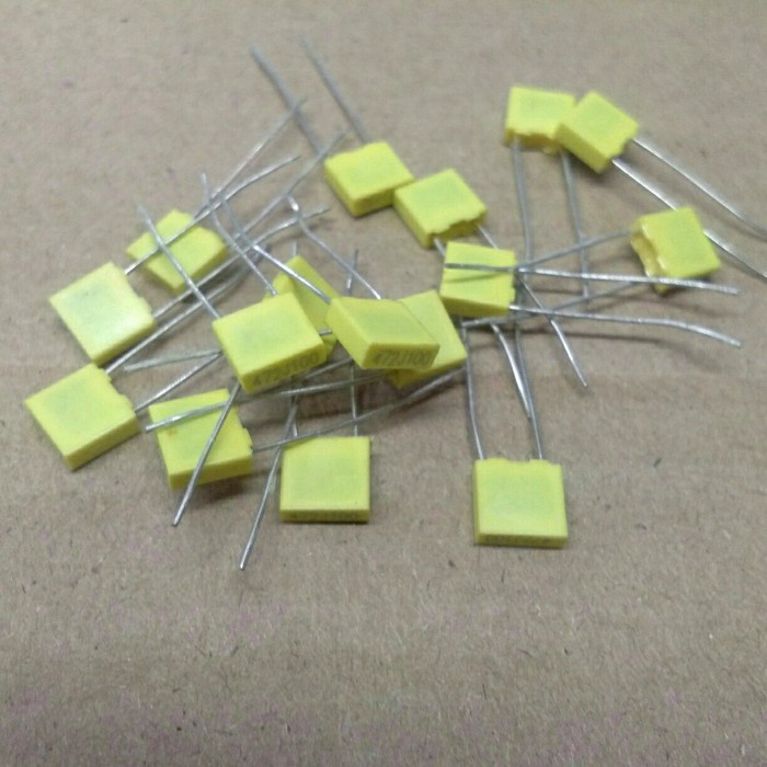 Jual Kapasitor Capacitor MKM 4.7nF 4.7 nF 4.7Kpf MKM 472J 4,7 nano ...