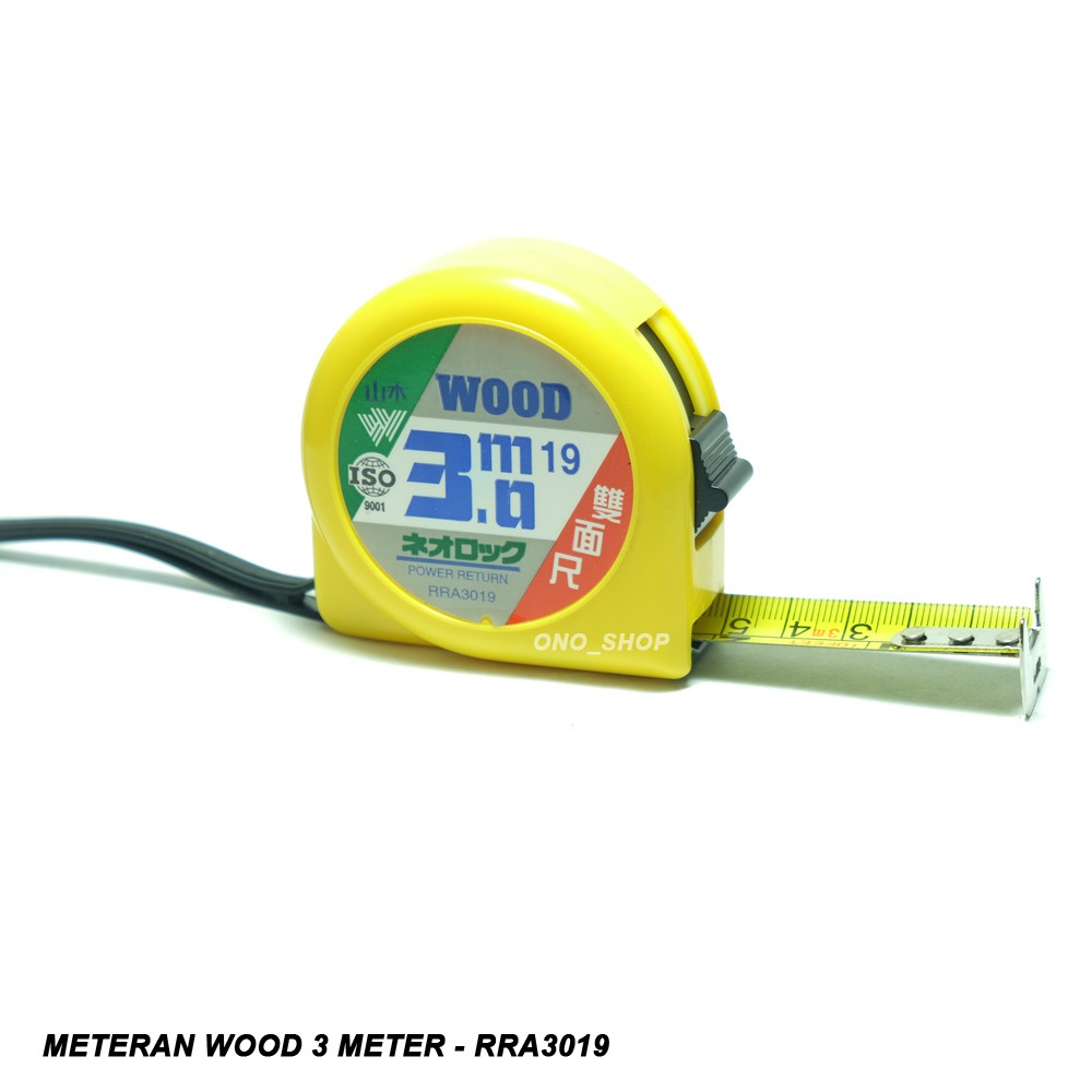 Jual Meteran Wood 3 Meter - RRA3019 | Shopee Indonesia
