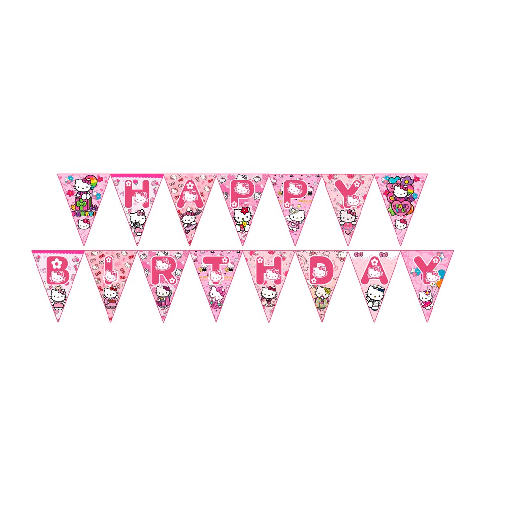 Jual Bunting Flag Hello Kitty | Shopee Indonesia