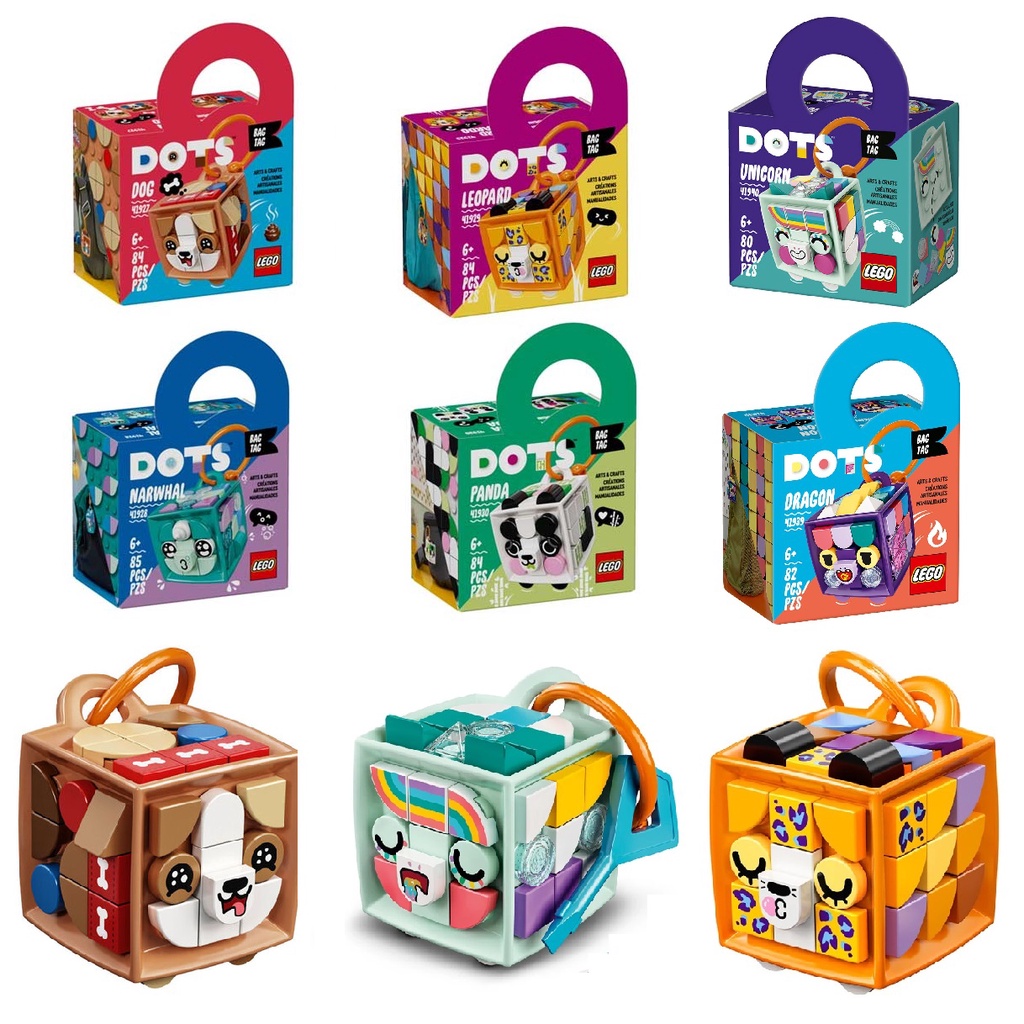 Jual LEGO Dots Bag Tag DIY Kit Make Your Own Kids Arts and Crafts ...