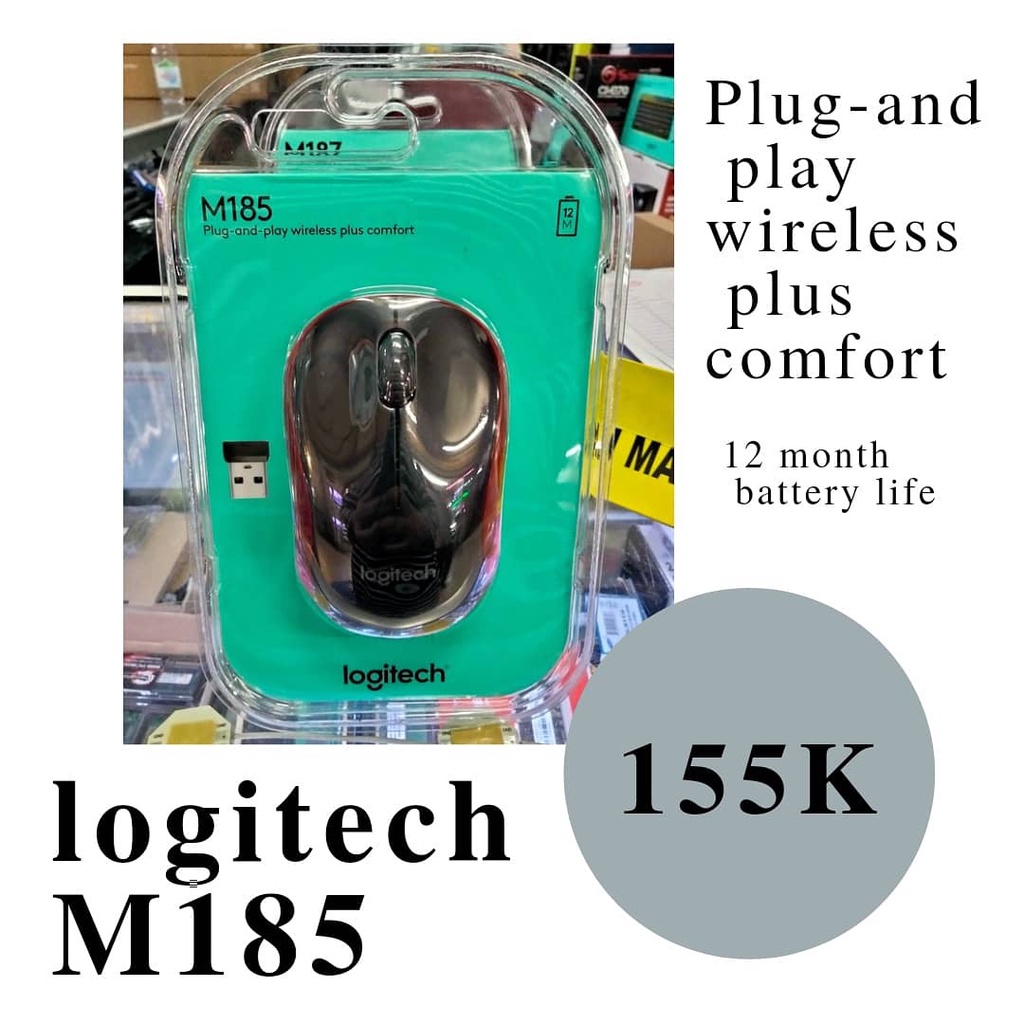 Jual MOUSE WIRELESS || LOGITECH M185 | Shopee Indonesia