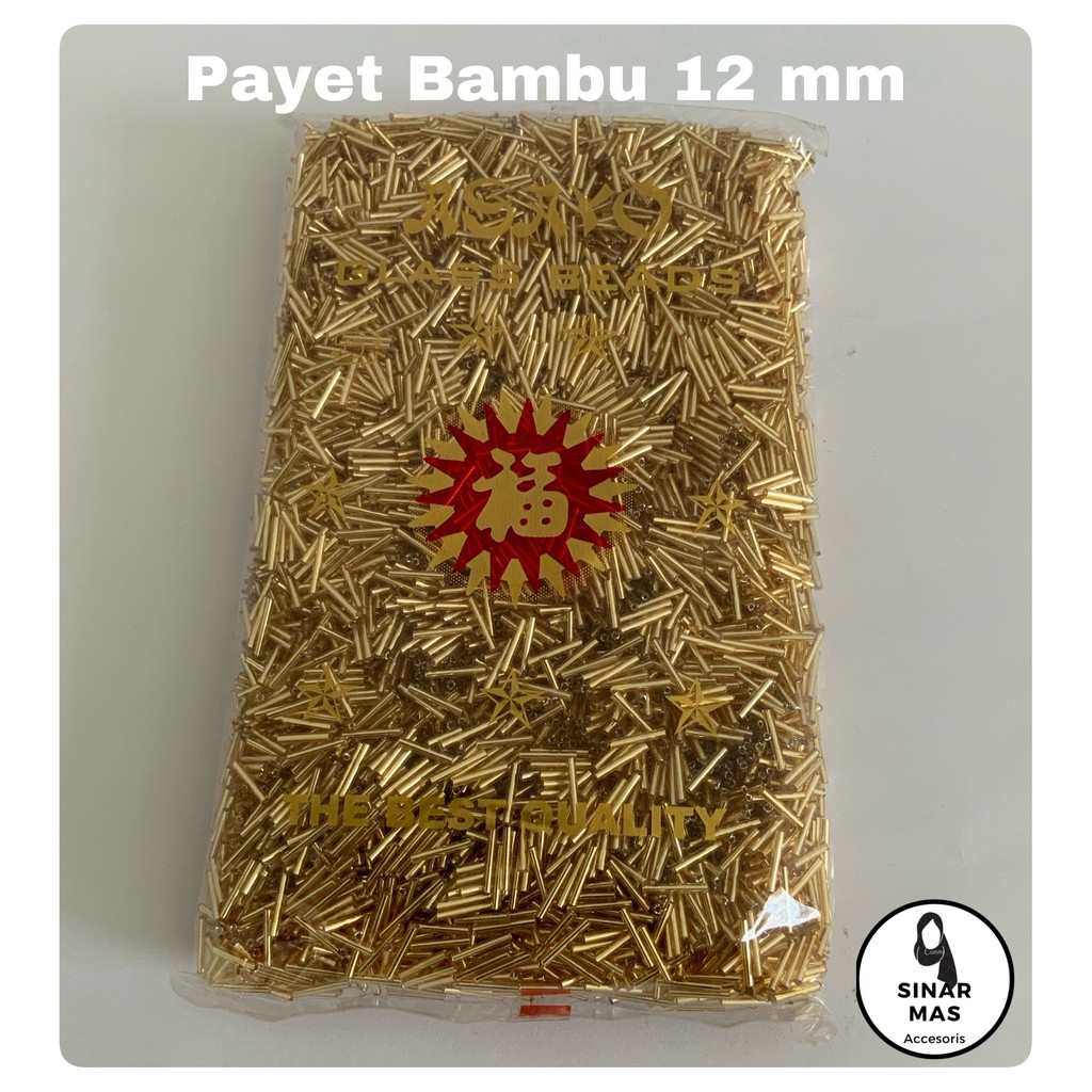 Jual Manik Payet Bambu Panjang 1,2 Cm Semi Jepang | Shopee Indonesia