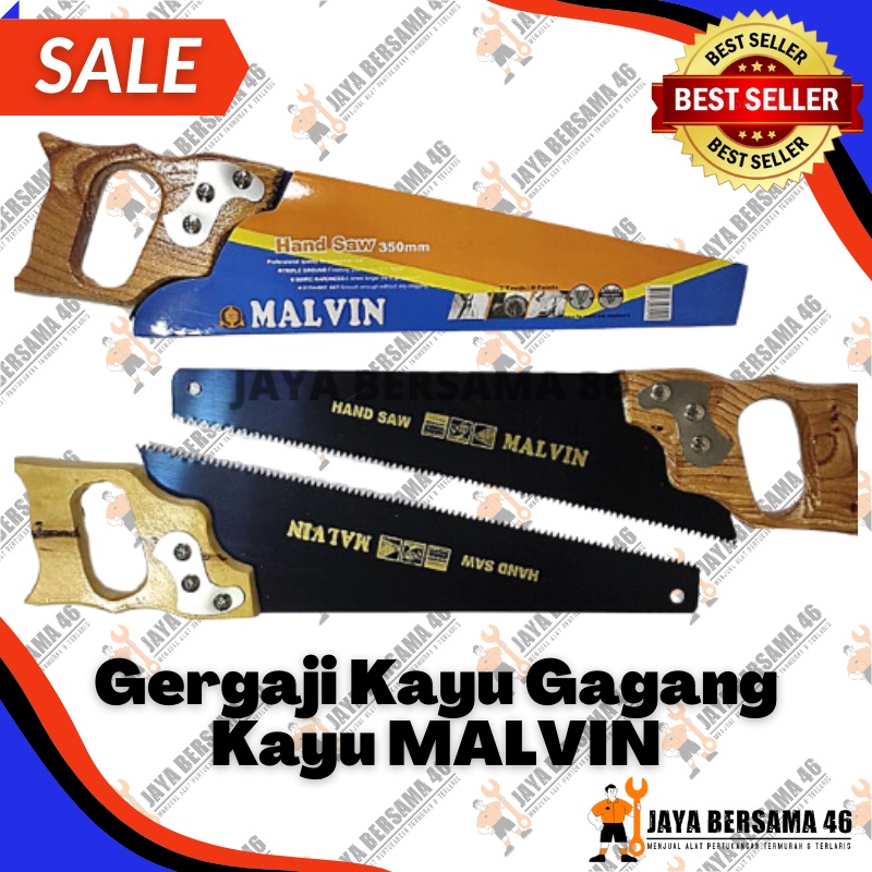 Jual GERGAJI KAYU GAGANG KAYU MALVIN / TAJAM DAN SIAP PAKAI / GERGAJI ...