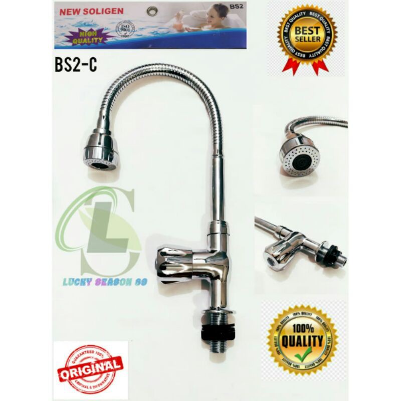 Jual Kran Angsa Flexibel Tanam/Tancap Soligen BS2/Keran Angsa Meja ...