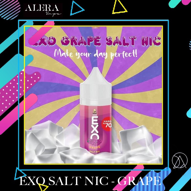 Jual EXO GRAPE SALT NIC LIQUID BY MONK - SMOANT S8 POD/ LIQUID/ LIQUID ...