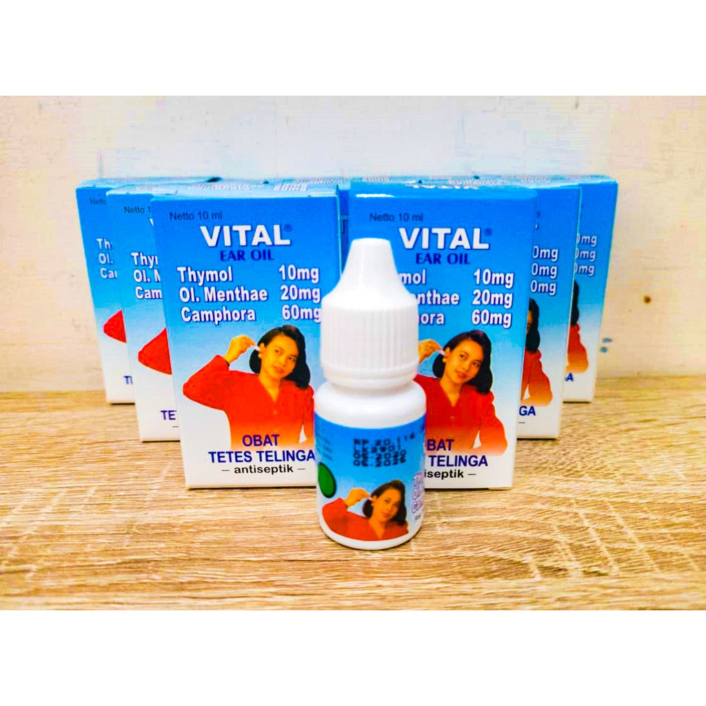 Jual VITAL EAR OIL 10 ML - OBAT TETES ANTISEPTIC TELINGA | Shopee Indonesia