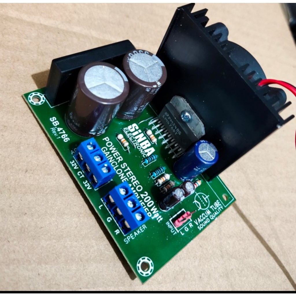 Jual KIT POWER LM4766 STEREO GAIN CLONE 200WATT BUKAN LM3886 | Shopee Indonesia