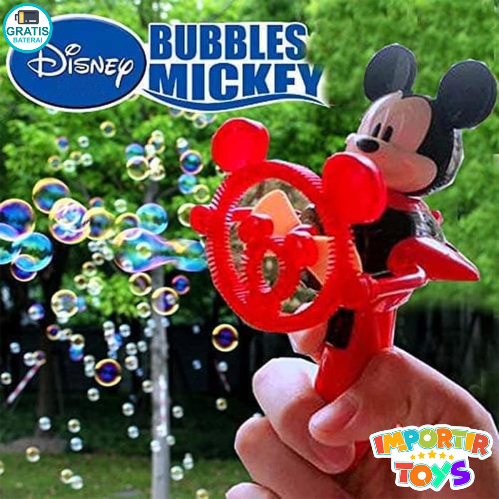Jual Mainan Mickey Mouse Water Bubble GUN FREE BATRE "Minnie Mouse ...