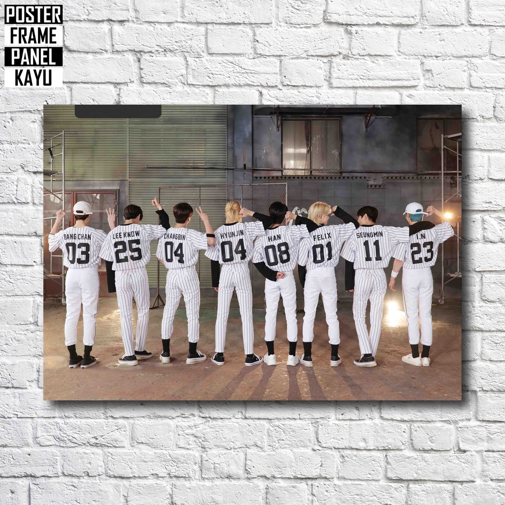 Jual Poster Stray Kids Frame Kayu Solid A4 SK013 | Shopee Indonesia