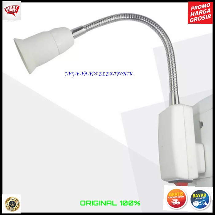 Jual G561 SAMBUNGAN LAMPU SAKLAR SPIRAL 20 CM EXTENSION FITING E27 ...