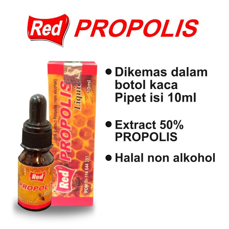Jual RED PROPOLIS LIQUID SCO 10ML BOTOL | Shopee Indonesia