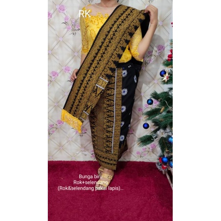 Jual Ro dan selendang katun etnik dasar hitam seri12 | Shopee Indonesia