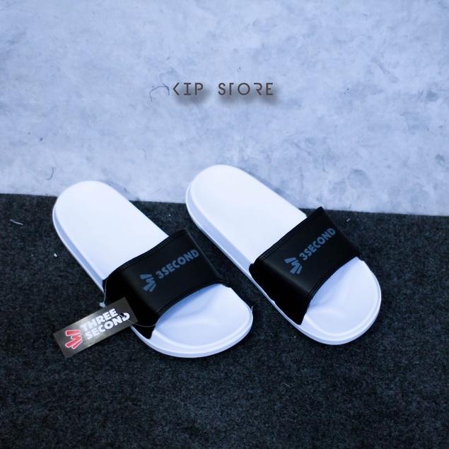 Jual SANDAL SLIP ON 3 SECOND WHITE | KIP STORE | Shopee Indonesia