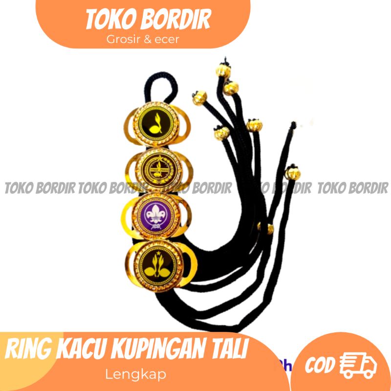 Jual Ring Pramuka kalep / ring kalep / ring kacu tali kupingan Kuningan ...