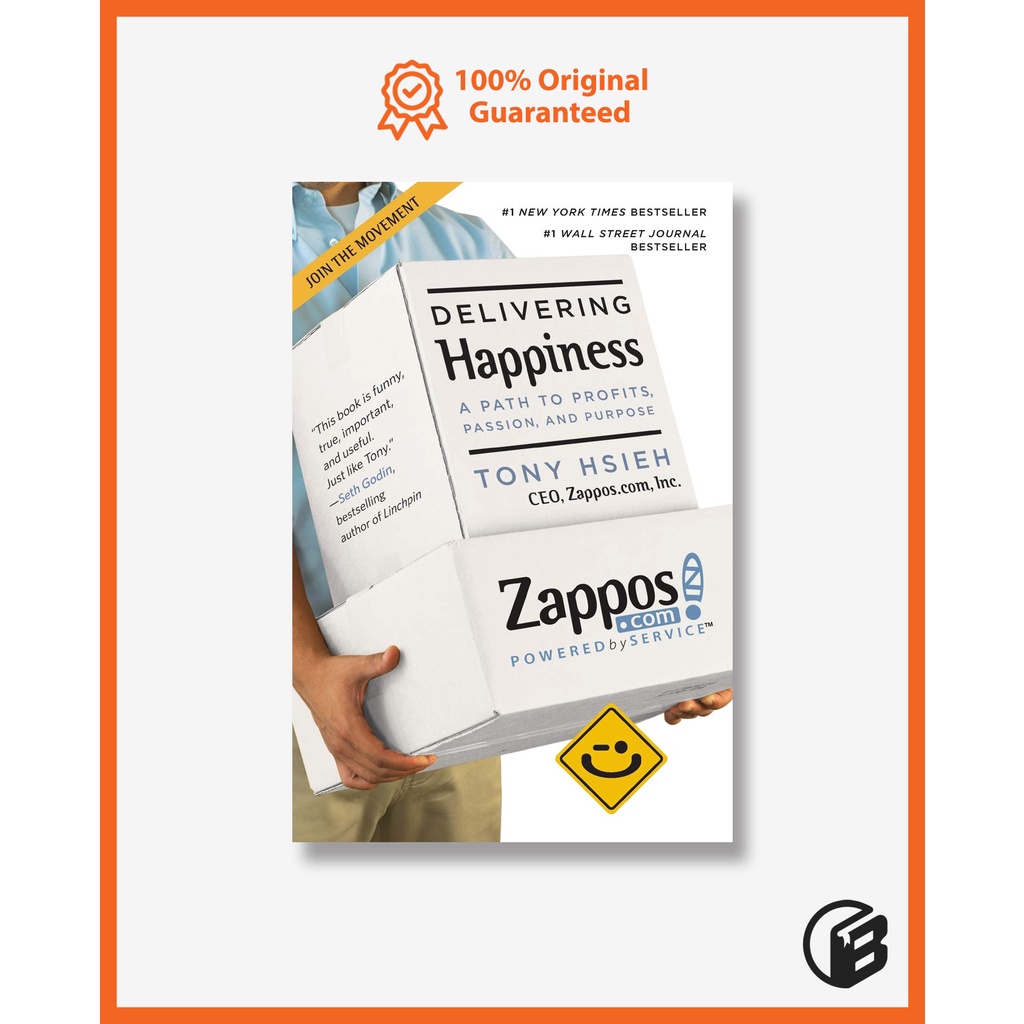 Jual Buku Import Delivering Happiness by Tony Hsieh (Original Paperback ...