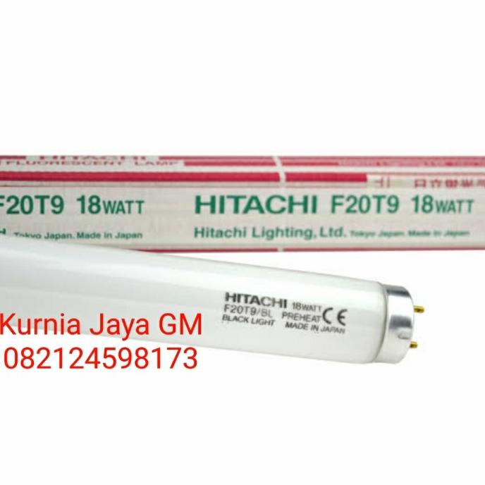 Jual HITACHI TL UV Blacklight F20T9 18w / Insect Killer 18 watt F20T9/BL | Shopee Indonesia