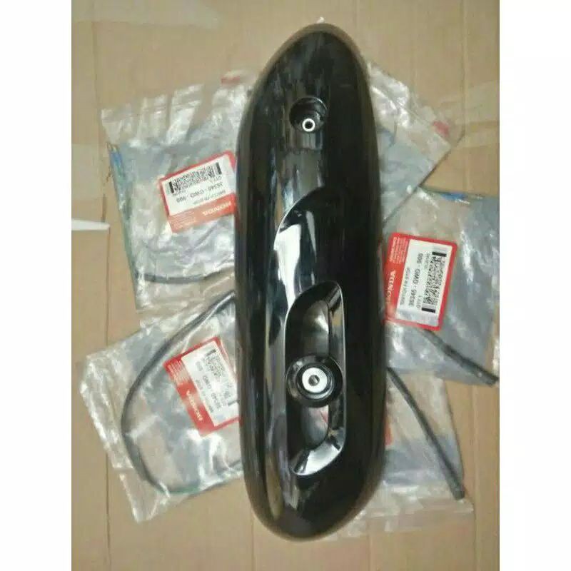 Jual Cover Tameng tutup knalpot honda scoopy FI esp led New K93 ring 12 ...