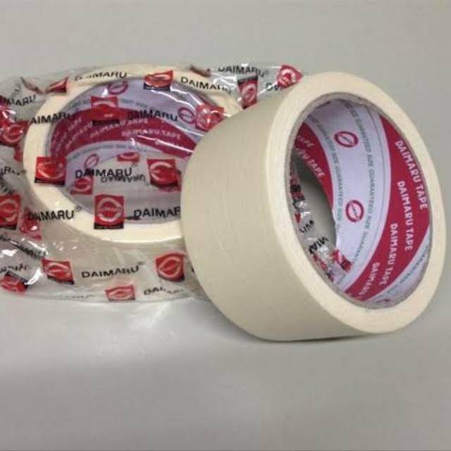 Jual Lakban kertas / Masking tape Daimaru 2 inch ( 48 mm x 21 M ) | Shopee Indonesia