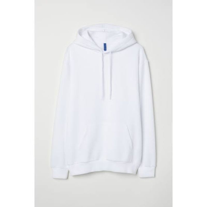 Jual HOODIE HNM BASIC WHITE FREE PAPER BAG | Shopee Indonesia