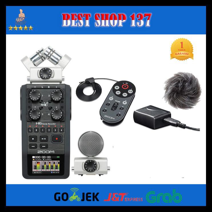 Jual Promo Zoom H6 6-Input / 6-Track Portable Recorder Plus Acc Pack ...
