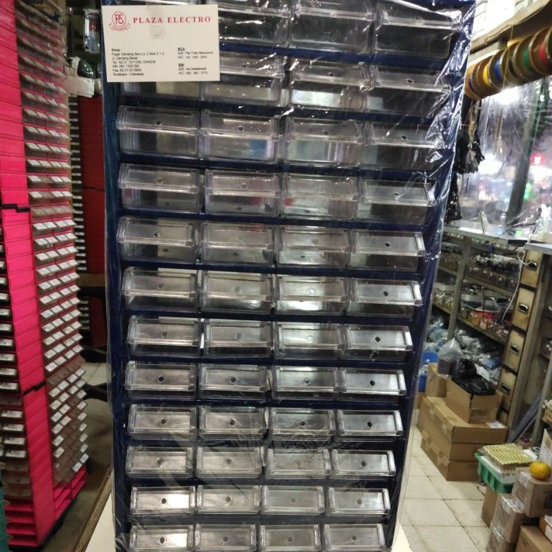 Jual RACCO RAK KOMPONEN SERBA GUNA JUMLAH LACI 24 / 48 / 60 BESAR MURAH ...