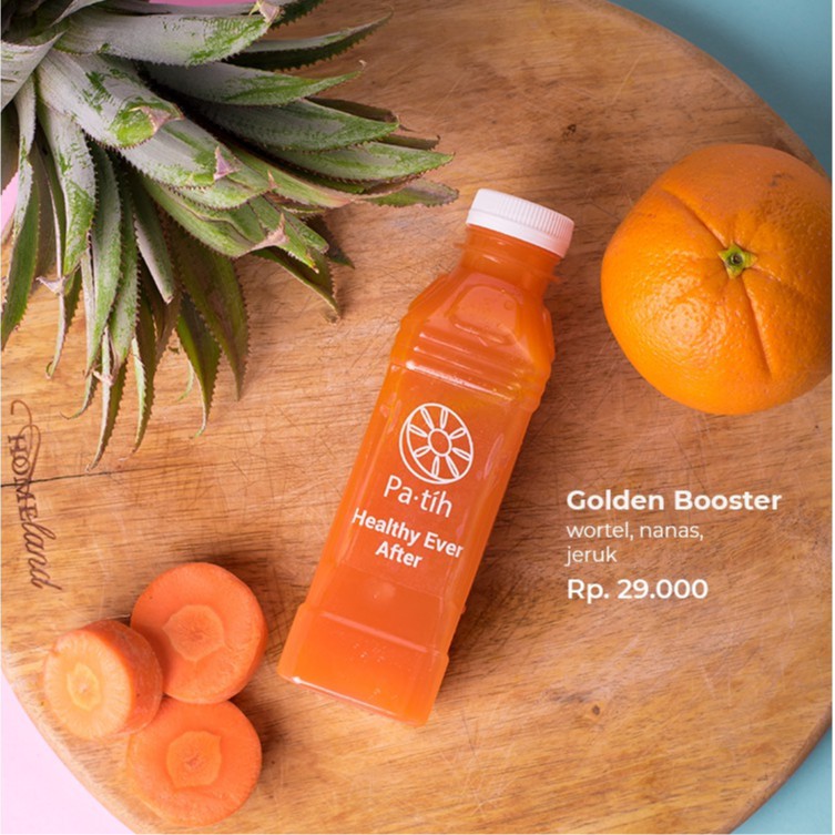 Jual Cold Pressed Juice - Golden Booster (250 ml) | Shopee Indonesia