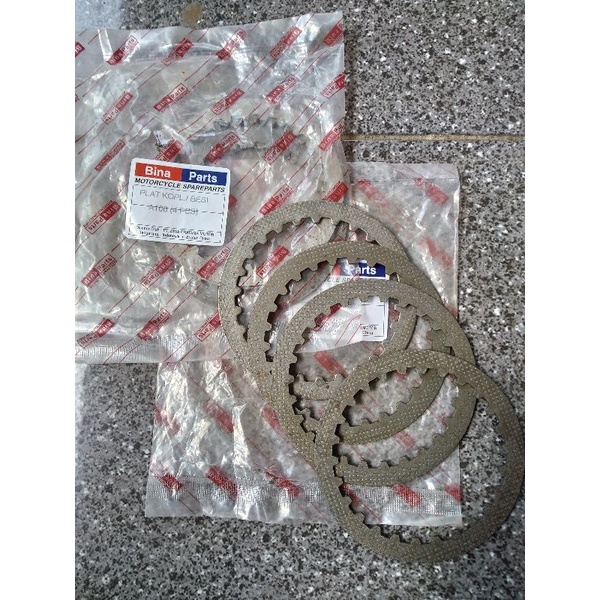 Jual besi plat kampas kopling Suzuki A 100 A100 harga untuk 1 set 4 biji | Shopee Indonesia