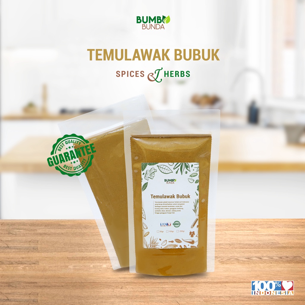 Jual TEMULAWAK BUBUK / GROUND JAVA TURMENIC - HERBAL - 100gr | Shopee ...