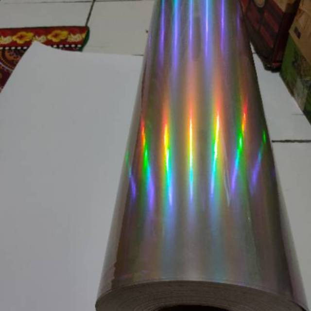 Jual STICKER HOLOGRAM 3D MOTIF POLOS RAINBOW | Shopee Indonesia