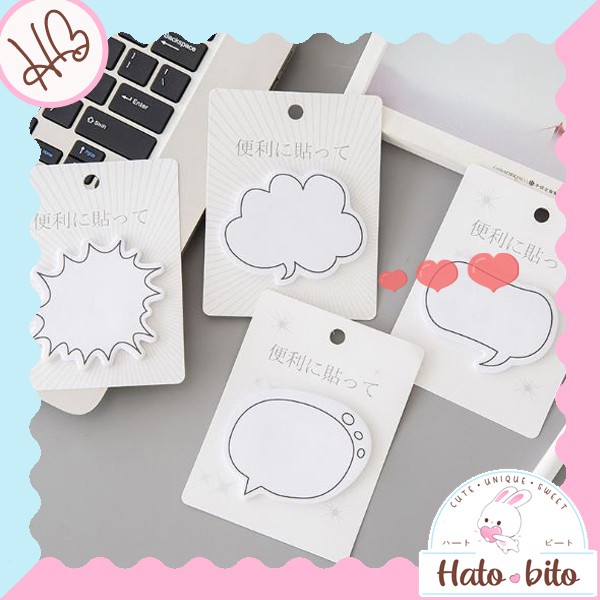 Jual Sticky Notes isi 30 lembar memo bubbletalks lucu cute HB537 ...