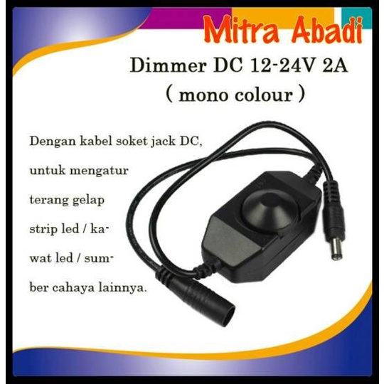 Jual Dimmer DC 12-24V 2A Single Colour | Shopee Indonesia
