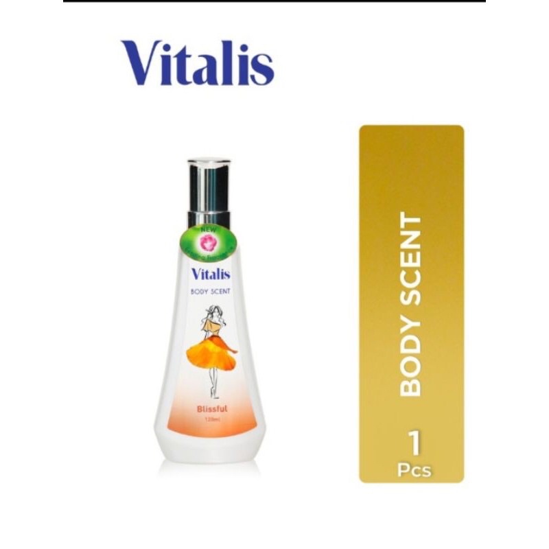 Jual Vitalis Body Scent Blissful 120ml | Shopee Indonesia